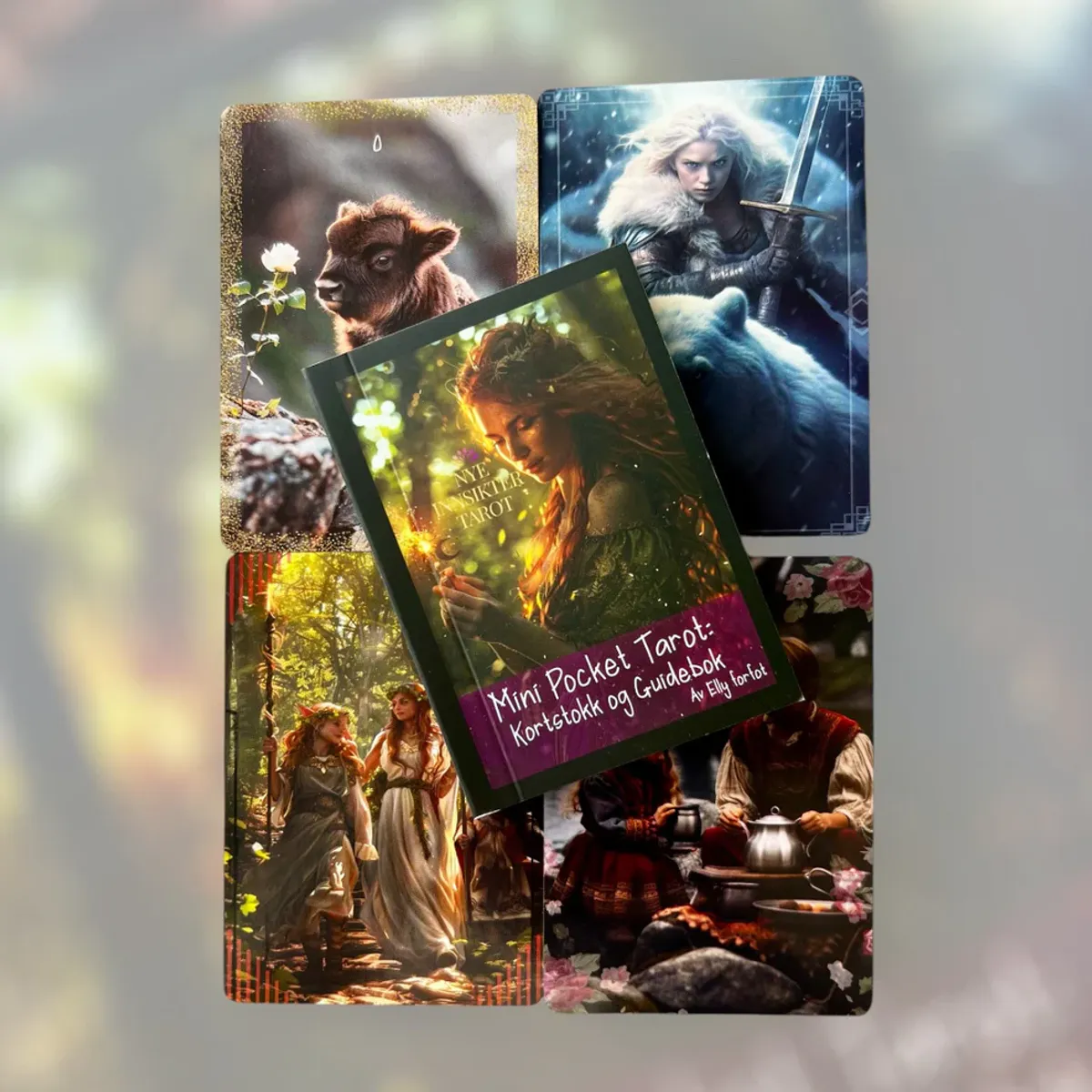 Mini Pocket Nye Innsikter Tarot | Elly Forfot Norsk - Mystica